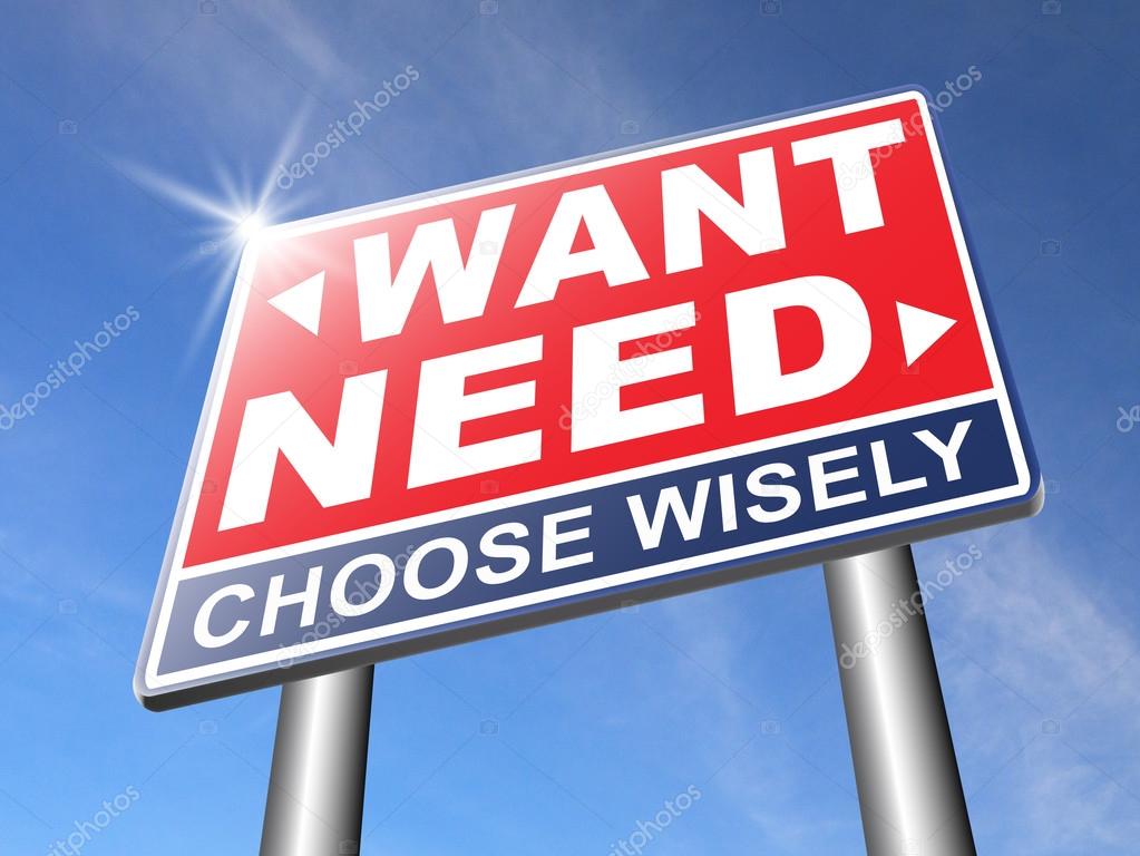 Want or need more road sign Stock Photo by ©kikkerdirk 82387396