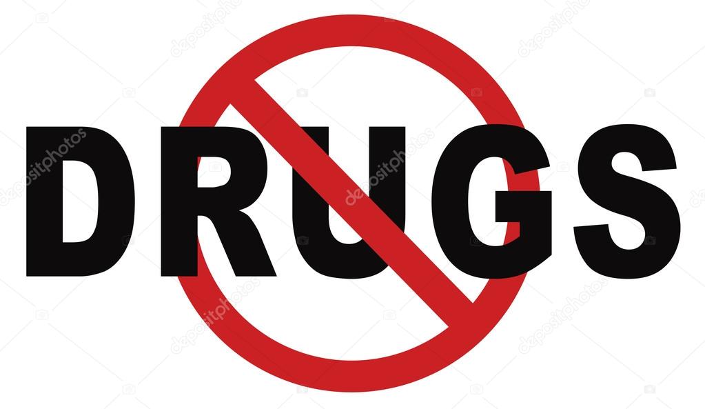 Stop drug addiction sign — Stock Photo © kikkerdirk #82711462