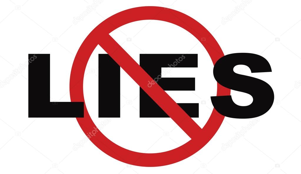 더 이상 거짓말 기호 — 스톡 사진 © kikkerdirk #82711590