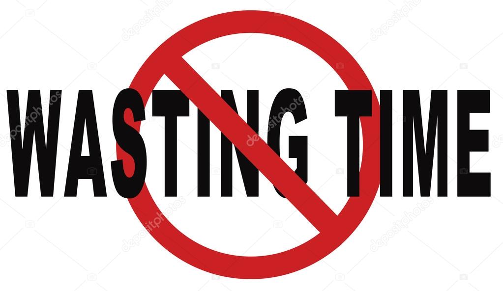 Stop wasting time — Stock Photo © kikkerdirk #82711660
