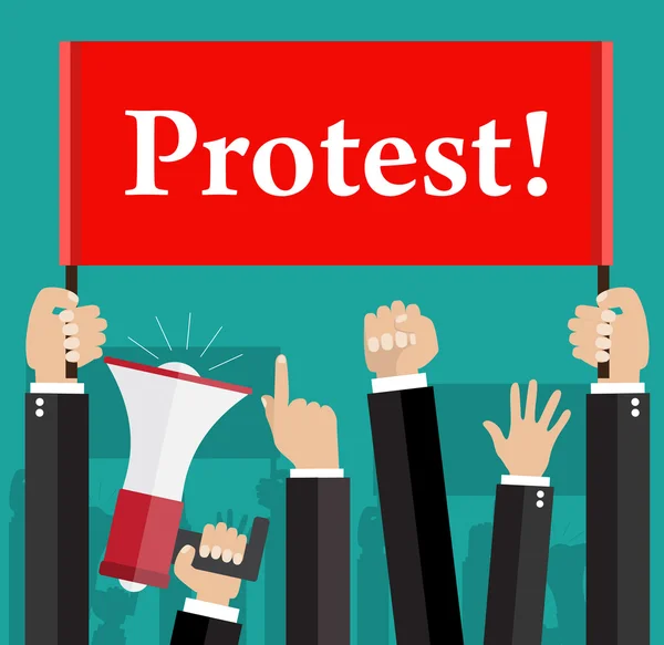Protesto poster Vector Art Stock Images | Depositphotos