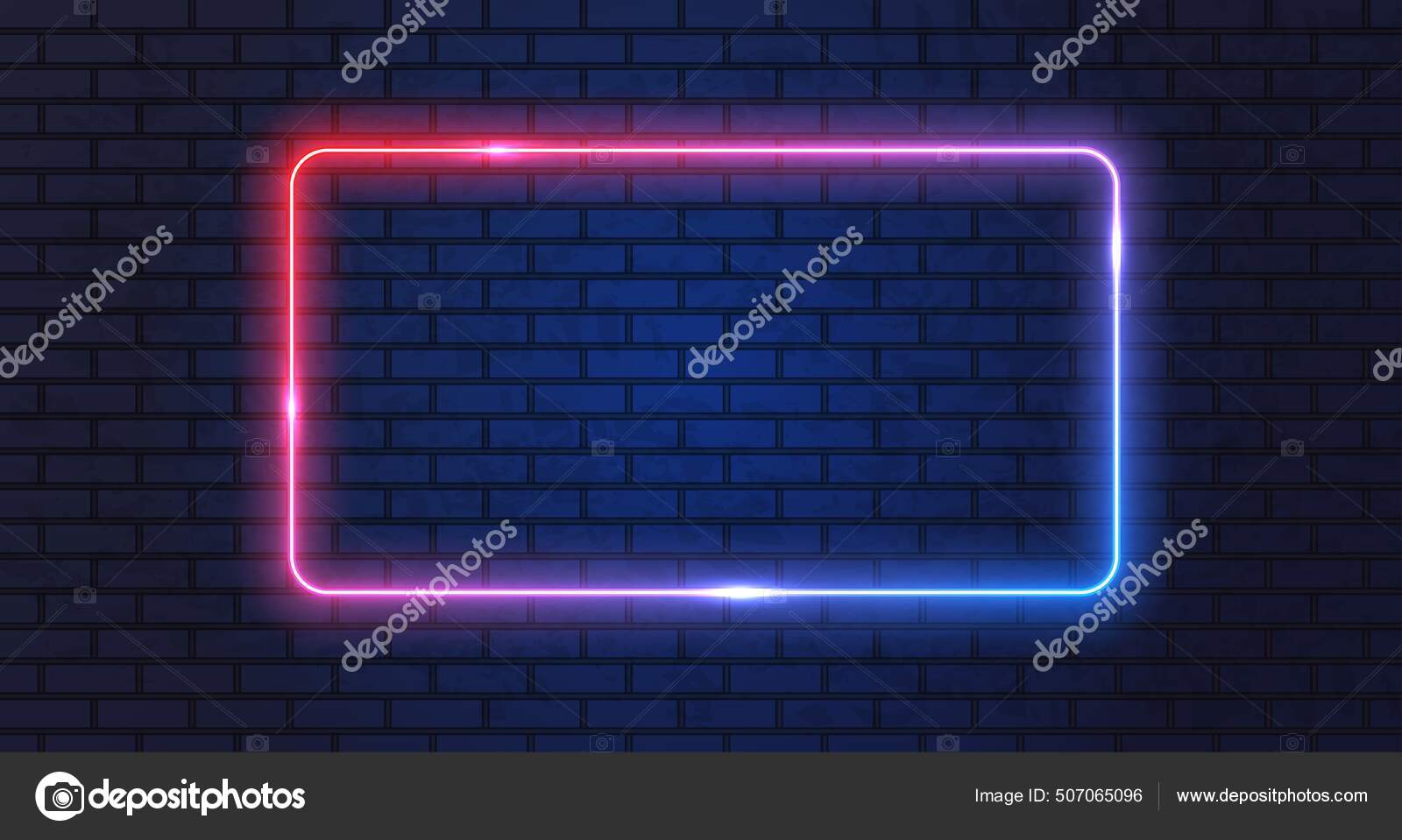 Neon frame for your design Stock Vector Image by ©drogatnev #507065096