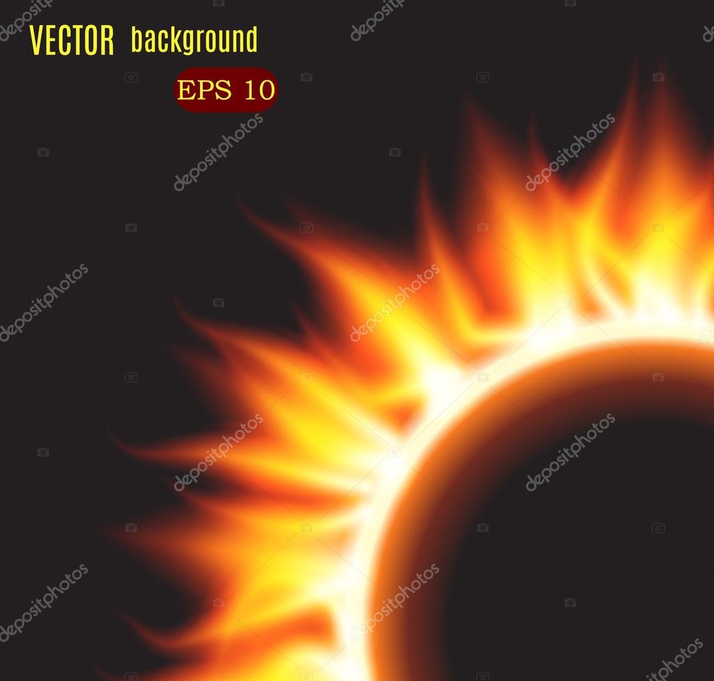 Burn flame fire vector background Stock Vector Image by ©drogatnev ...