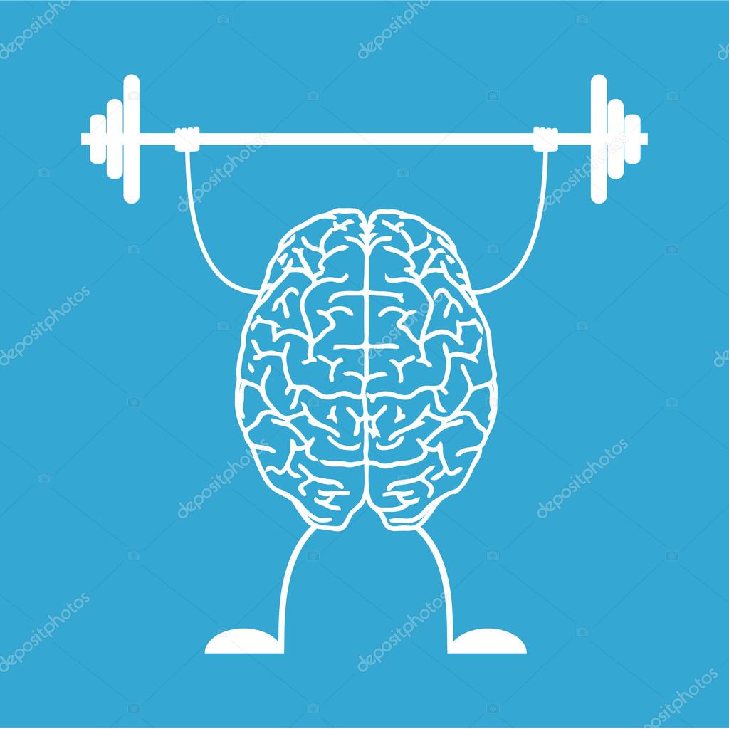 Train your brain. — Stock Vector © drogatnev #87642158 Train your brain. — Stock Vector © drogatnev #87642158