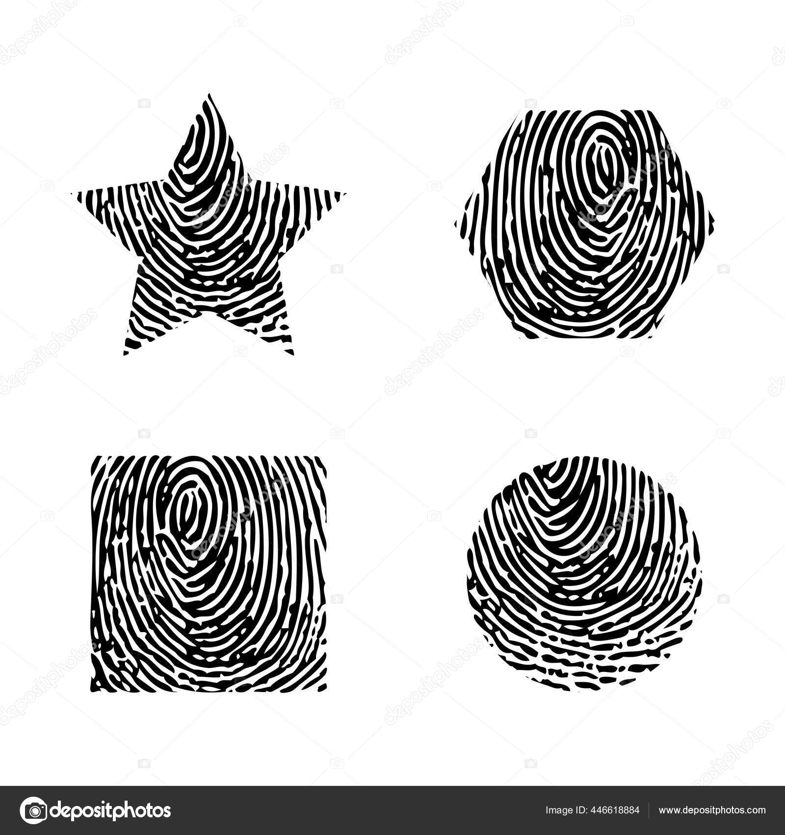 Fingerprint different forms Stock Vector by ©longquattro 446618884