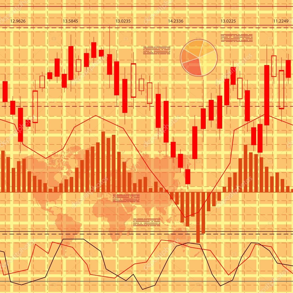 Finance background orange Stock Vector Image by ©longquattro #78217162
