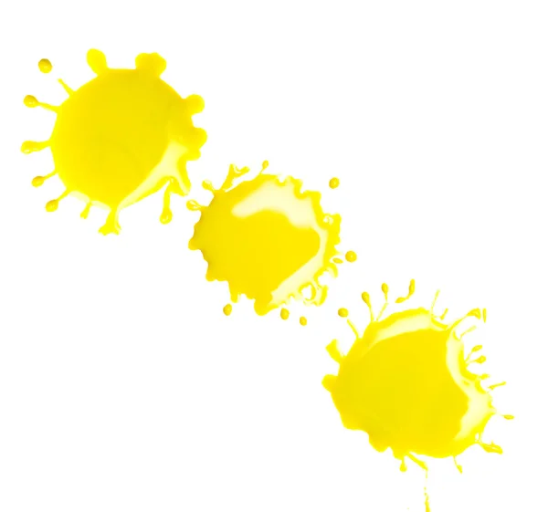 Yellow splat | Yellow Paint splat — Stock Photo © ginosphotos1 #13992505
