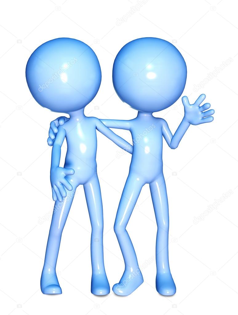 3d amigos figura — Foto de stock #83064666 © DeryaCakirsoy