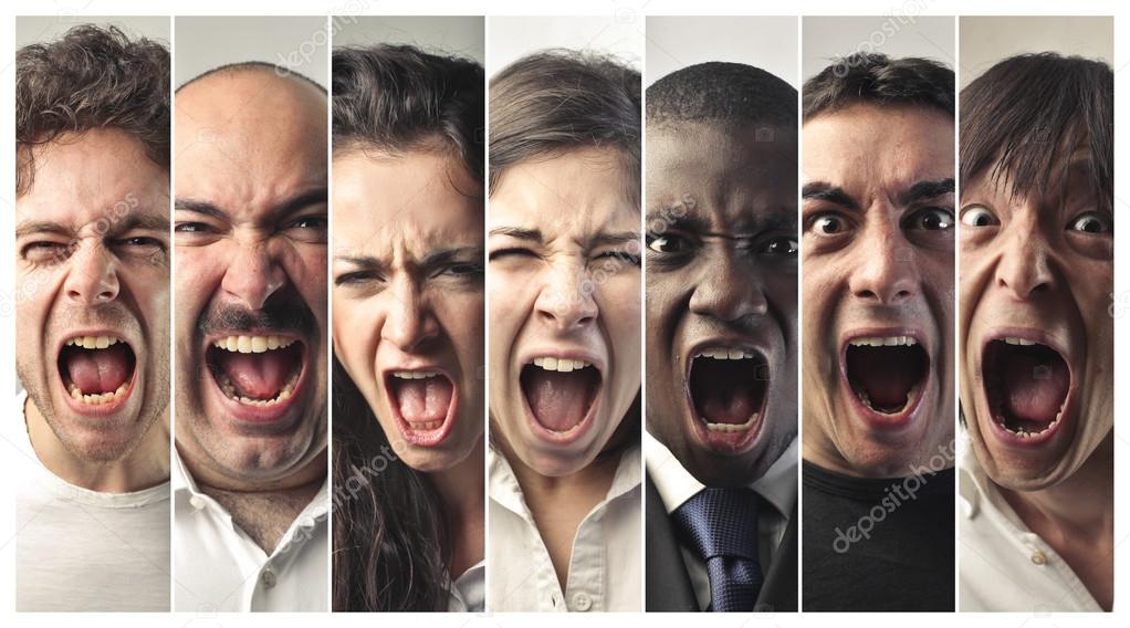 People Screaming In Terror