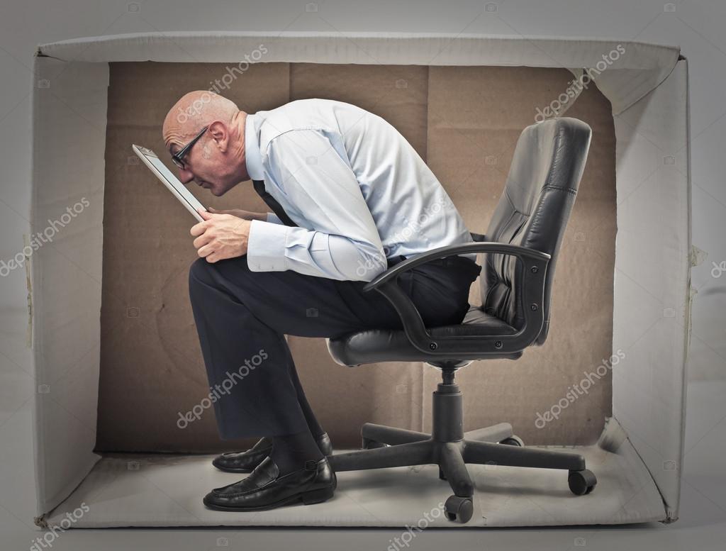 Isolated at work Stock Photo by ©olly18 54759233