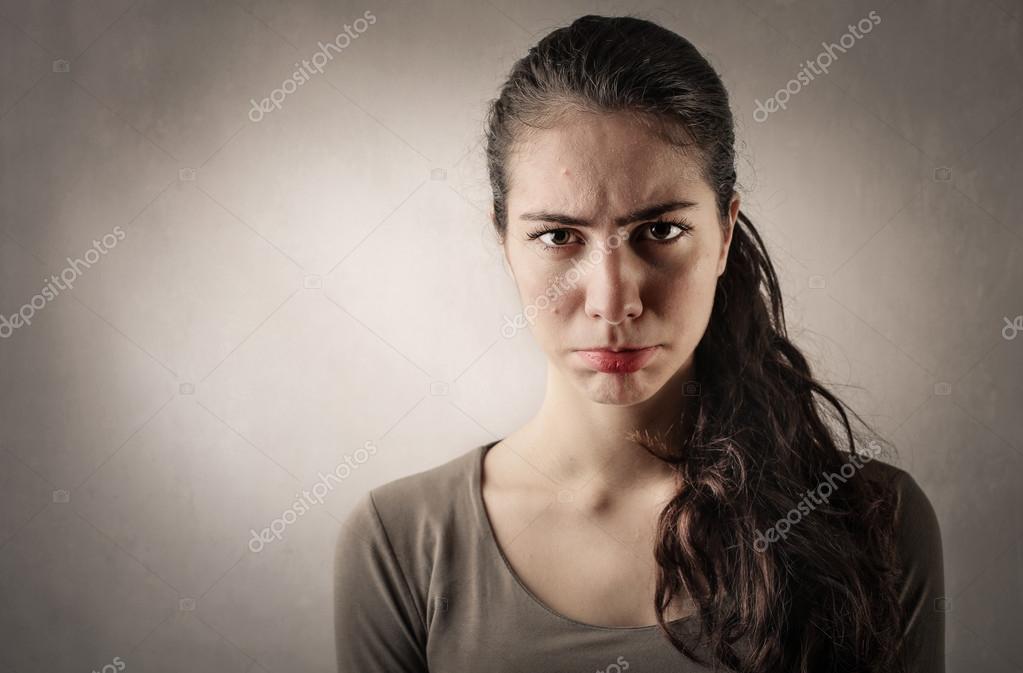 Her Grumpy Face — Stock Photo © olly18 #94942668