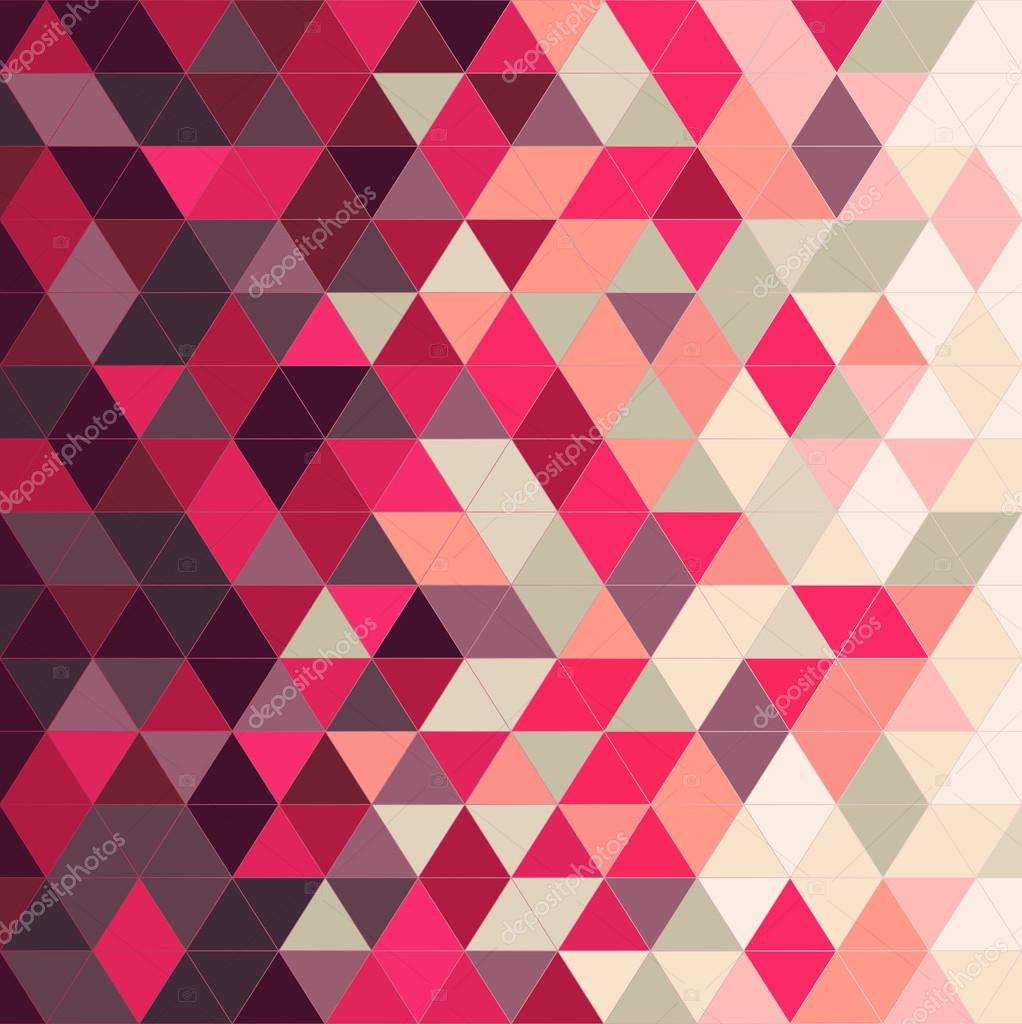 Red and green abstract triangular background. geometric modern d Stock ...