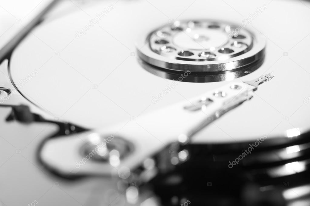 Inside hard drive — Stock Photo © toxawww #90639030
