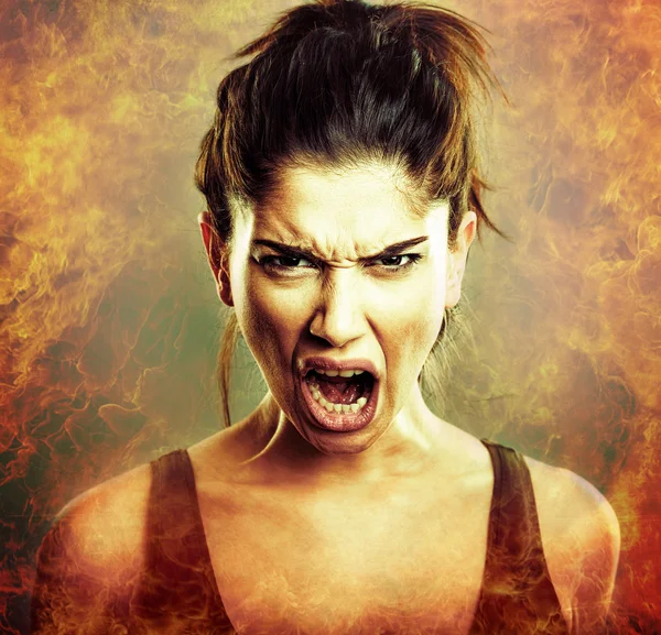 Fire anger woman Stock Photos, Royalty Free Fire anger woman Images ...