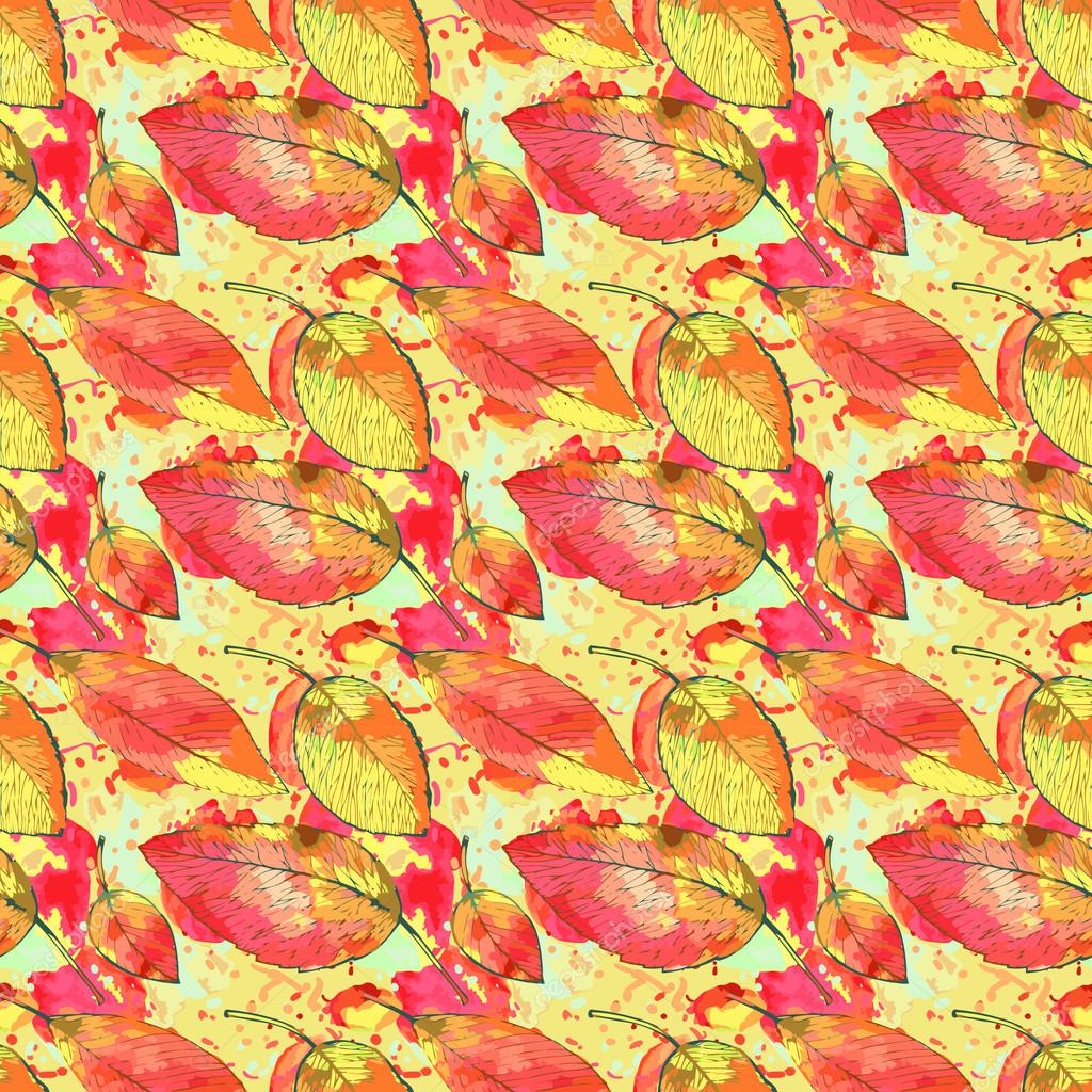 Autumn leaf background Stock Vector Image by ©lolya1988 #52733757