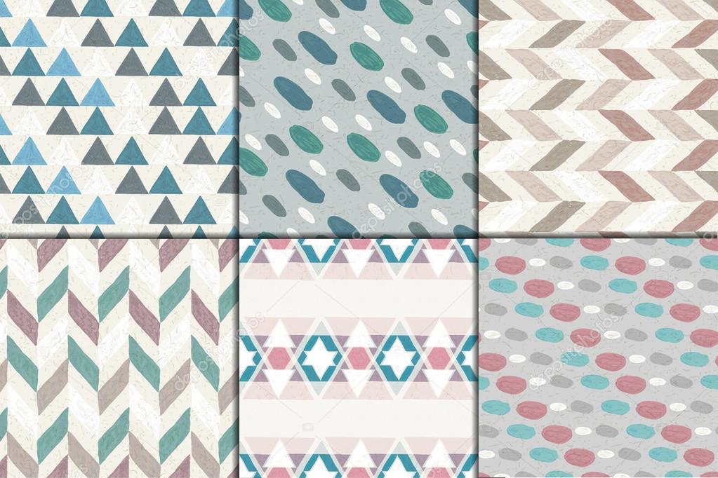 Seamless hand drawn patterns Stock Vector Image by ©lolya1988 #79117980