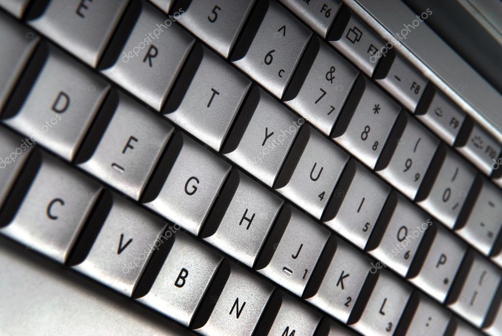 Silver keyboard keys — Stock Photo © gregory21 #71284437