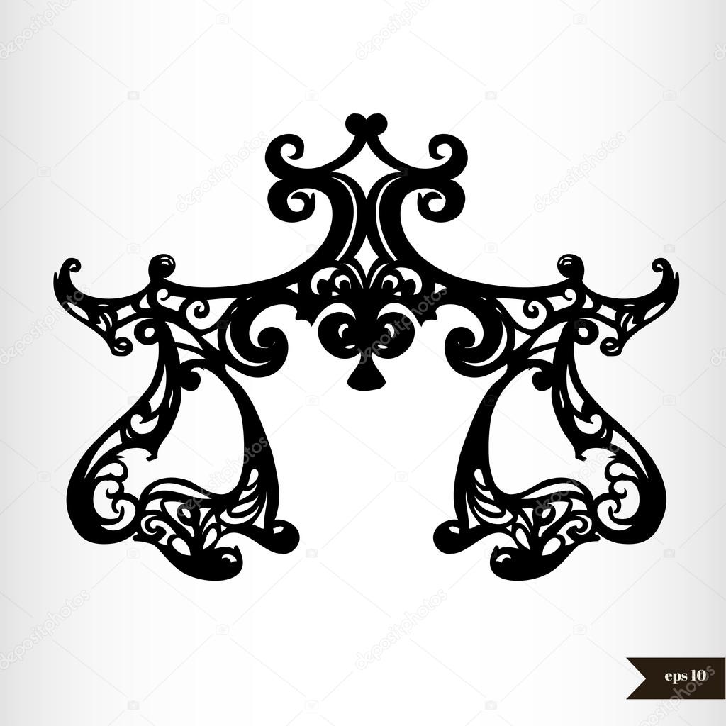 Zodiac signs black and white - Libra Stock Vector Image by ©Smotrivnebo ...