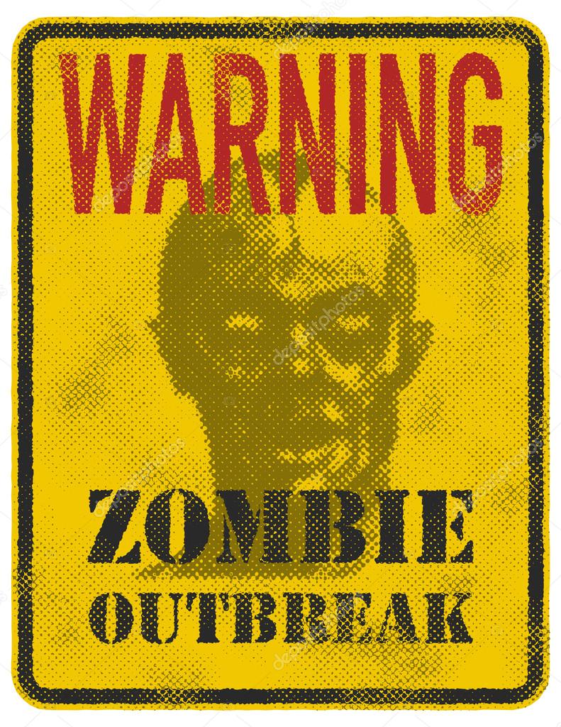 Poster Zombie Outbreak. Stock Vector by ©DIDDLE 120876046