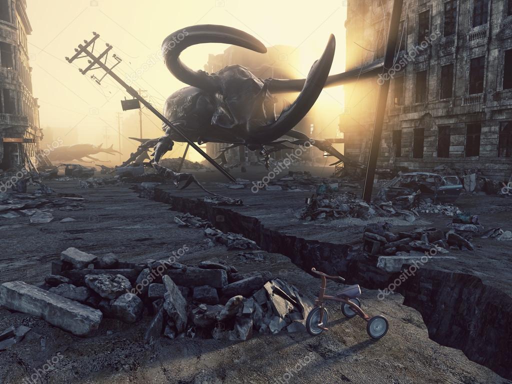 Apocalyptic giant insects Stock Photo by ©vicnt2815 122112312