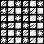Black and white block pattern — Stock Photo © weknow #1142290