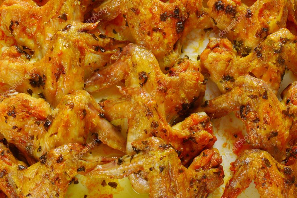 Roasted chicken wings — Stock Photo © ajafoto #103797380
