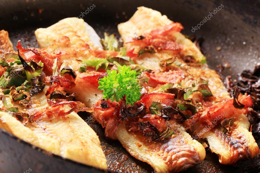 Pan fried fish fillets — Stock Photo © ajafoto #75968925