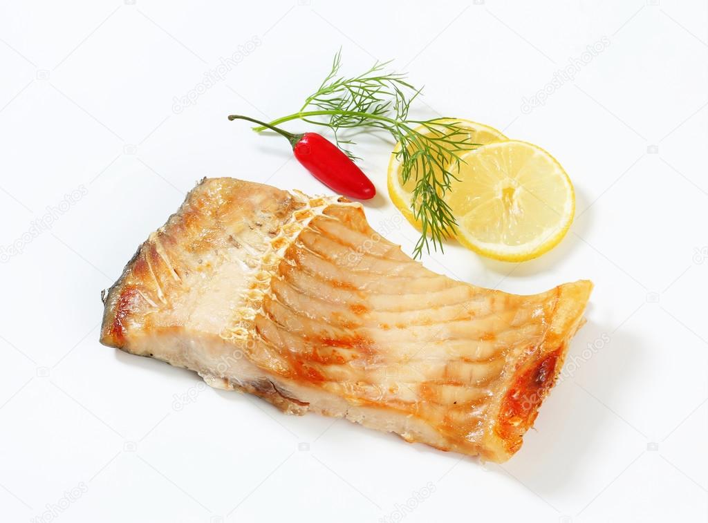 Oven roasted carp fillet — Stock Photo © ajafoto #78131410