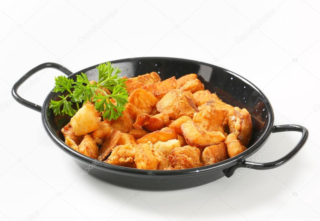 Crispy fried pork greaves Stock Photo by ©ajafoto 78270478