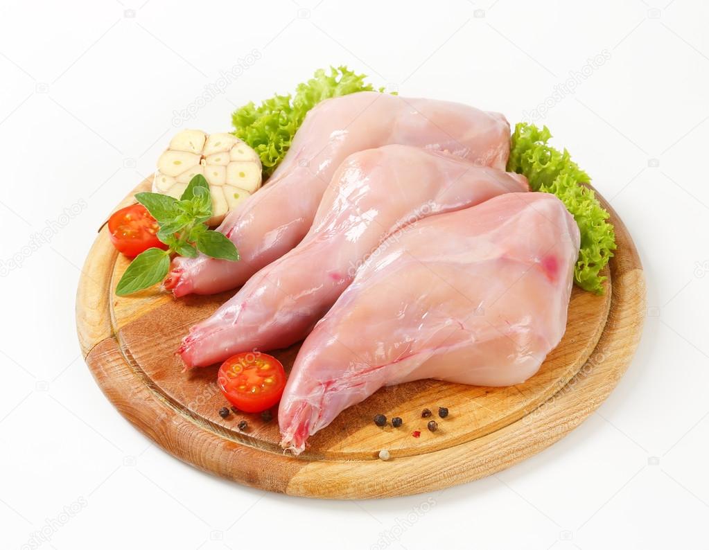 Raw rabbit meat — Stock Photo © ajafoto #78442410