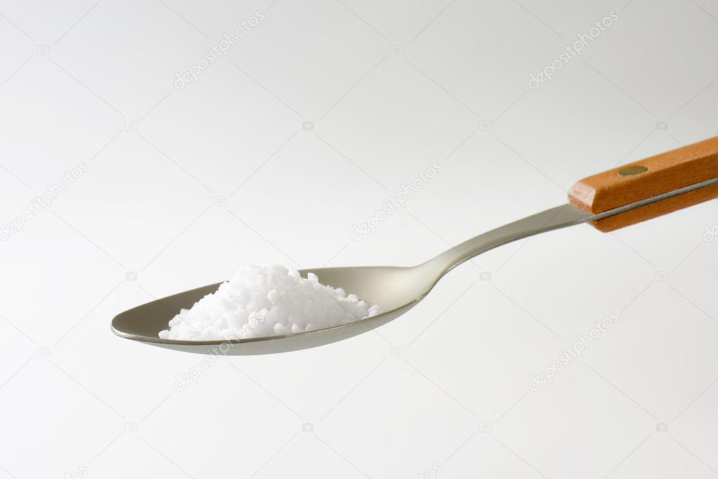 Spoonful of coarse salt Stock Photo by ©ajafoto 82800716