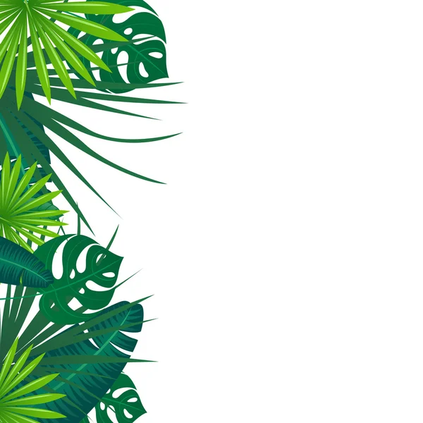 Vector Tropical Background — Stock Vector © ramonakaulitzki #105105842