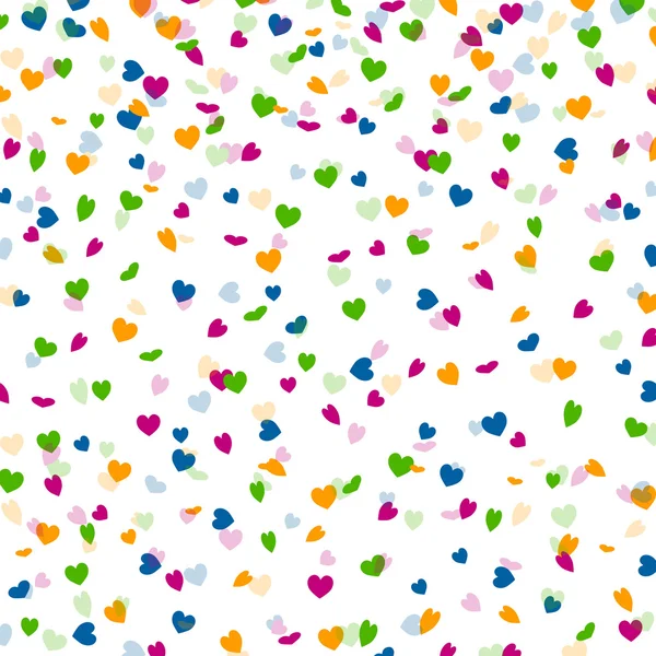Vector Background with Heart Confetti — Stock Vector © ramonakaulitzki ...