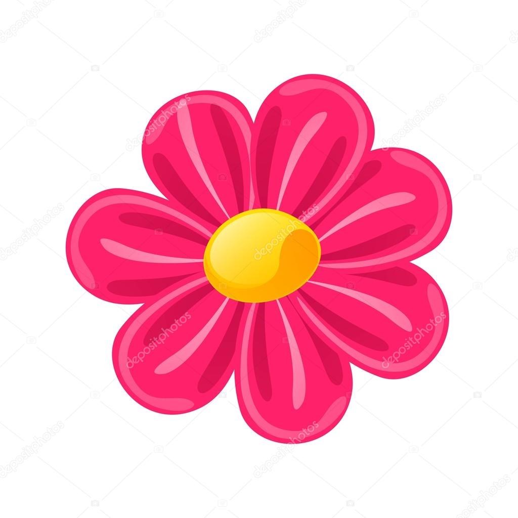 Vector flor rosa Stock Vector by ©ramonakaulitzki 80863222