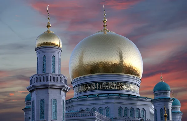 Moscow Cathedral Mosque, Russia - the main mosque in Moscow — Stock ...