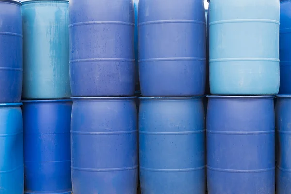 Big Blue Barrels - Stock Image - Everypixel