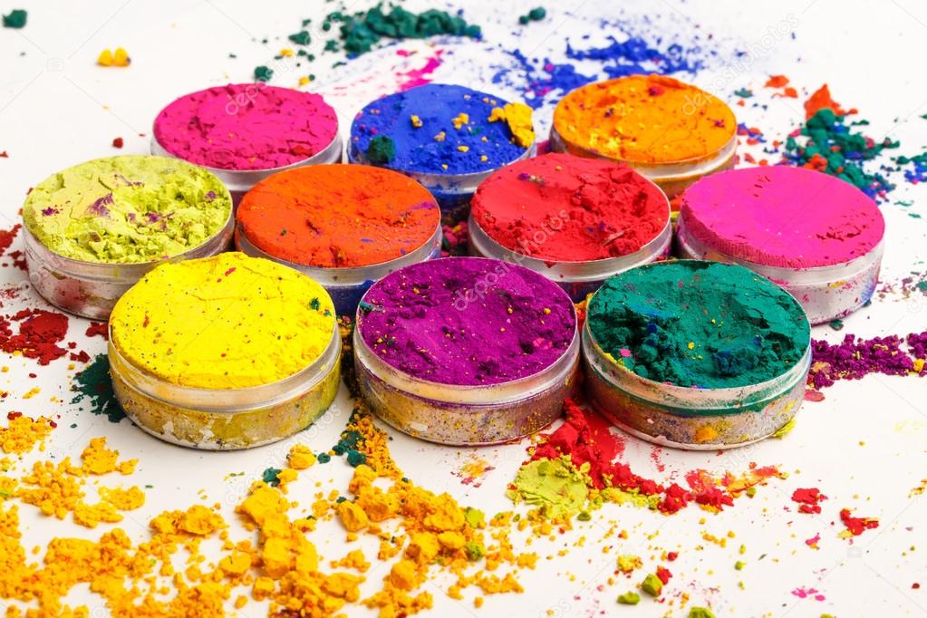 Colorful dyes on white — Stock Photo © Dmitry.Zimin #65231427