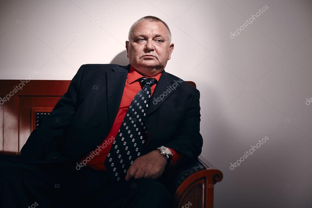 Rich man portrait — Stock Photo © furtaev #90363108