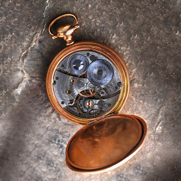 Very old watch on the post card and photo — Stock Photo © Taden1 #4057742