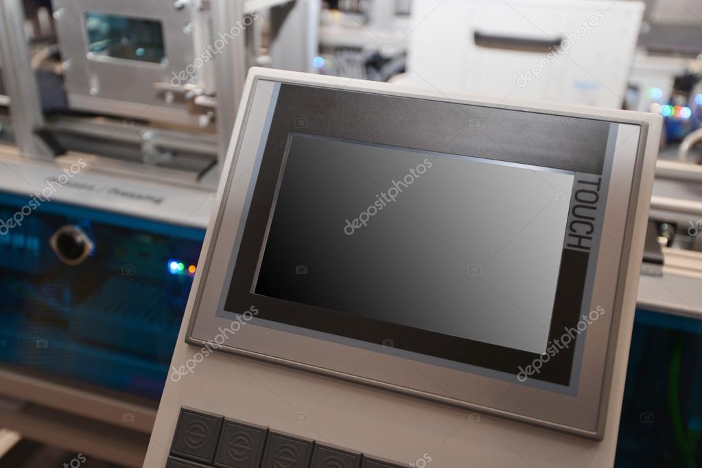Control panel with electrical equipment Stock Photo by ©Taden1 114889552