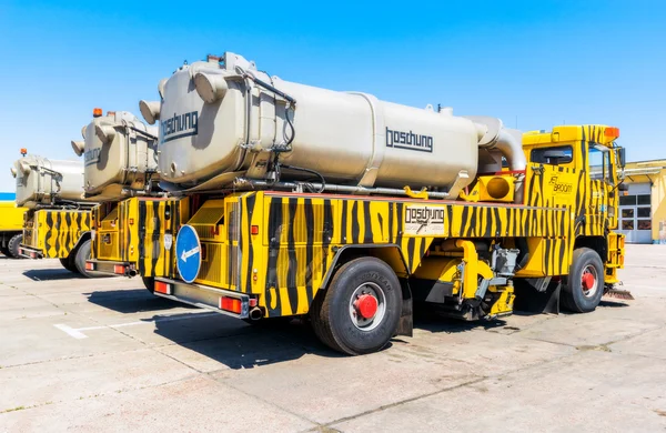 Machine for cleaning the runway. Equipment for maintenance of the ...