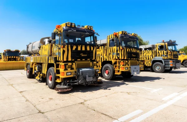 Machine for cleaning the runway. Equipment for maintenance of the ...
