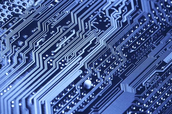 Pins on circuit board close-up - Stock Image - Everypixel
