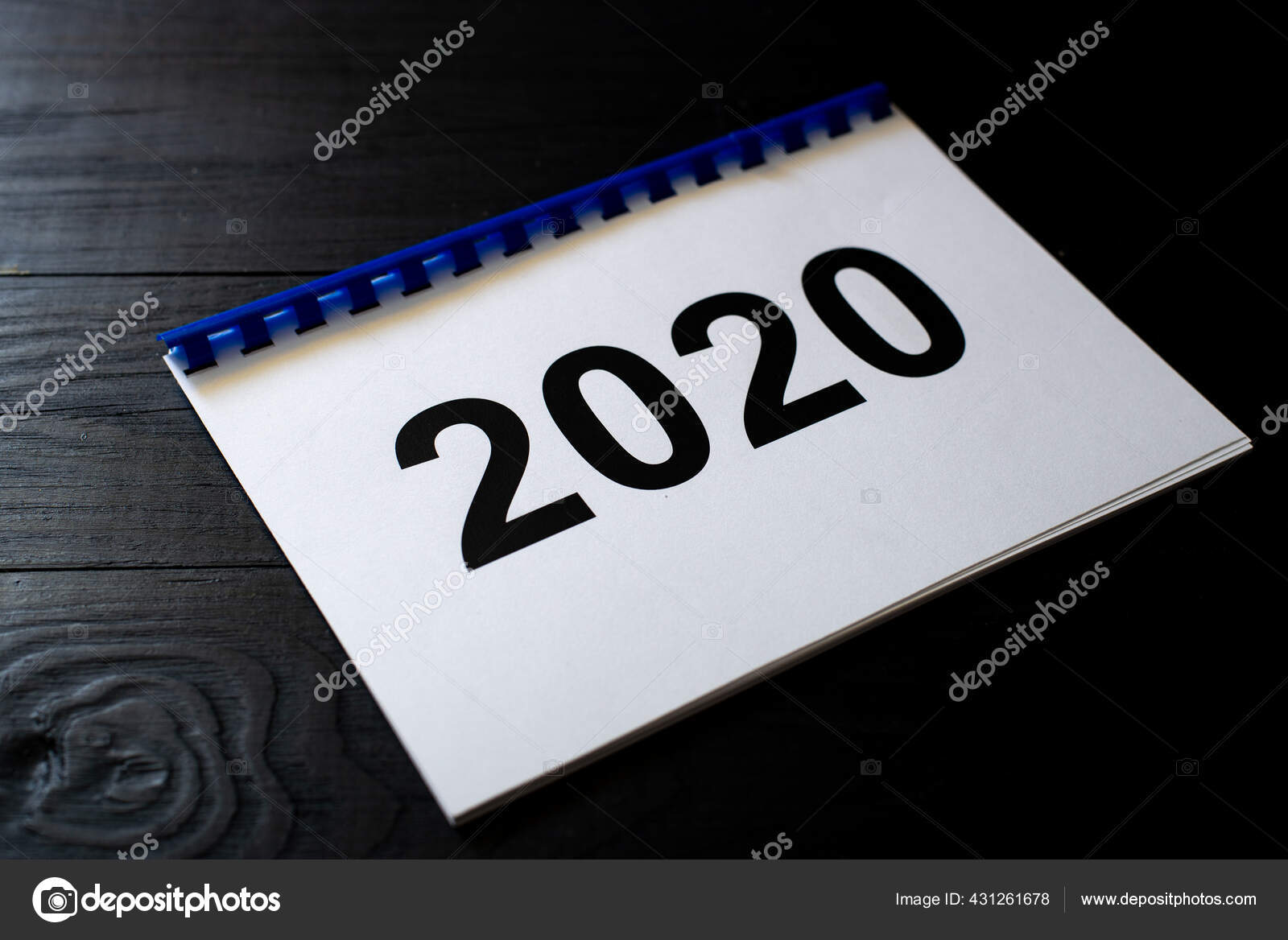 2020 Numbers Paper Black Background Stock Photo by ©Nebasin 431261678