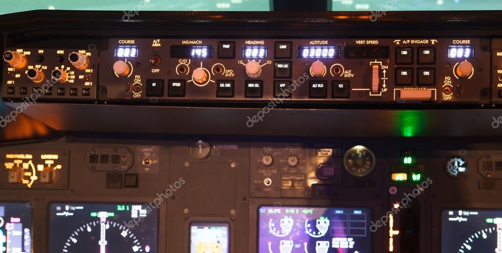 Dashboard of an aircraft Stock Photo by ©nikkytok 59882889