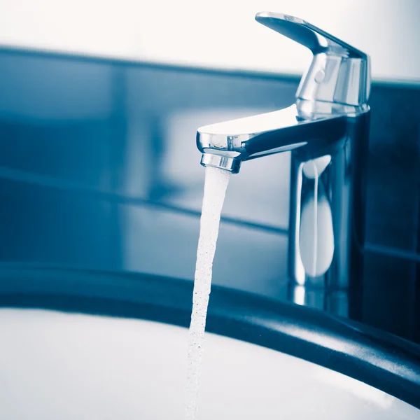 Open water faucet — Stock Photo © gdolgikh #5729930