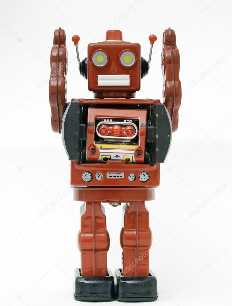 Retro robot toy Stock Photo by ©davincidig 60824649