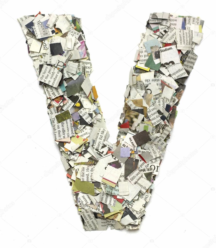 Newspaper letter — Stock Photo © davincidig #84131300