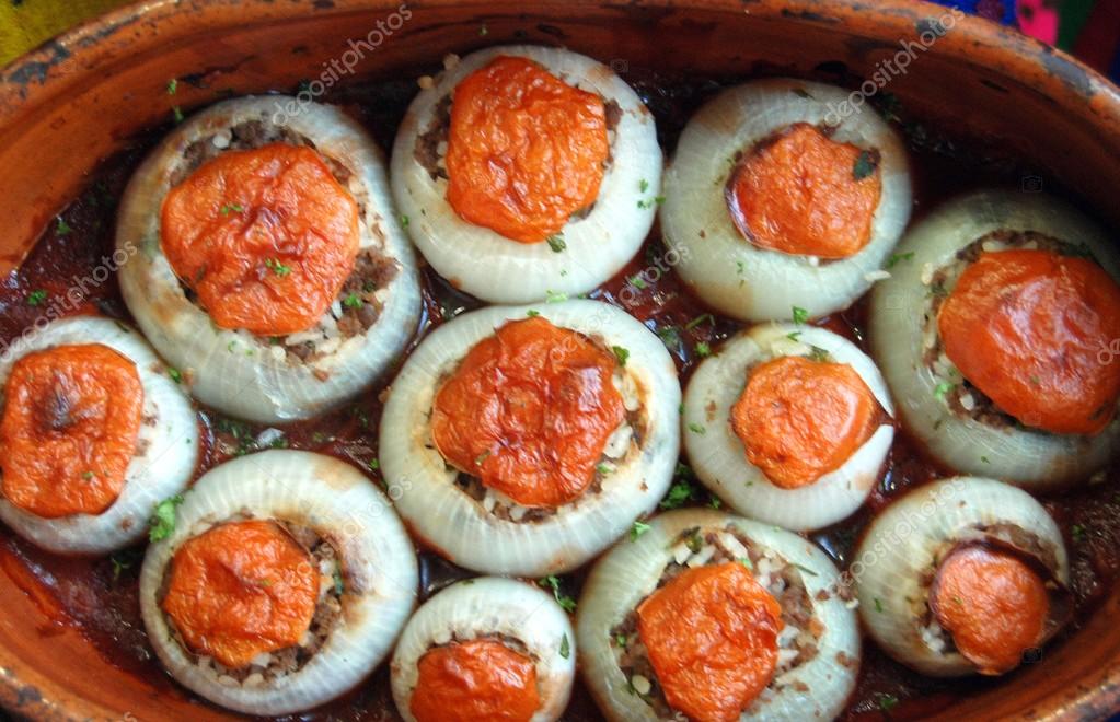 Traditional macedonian and balkans food — Stock Photo © nehruresen ...