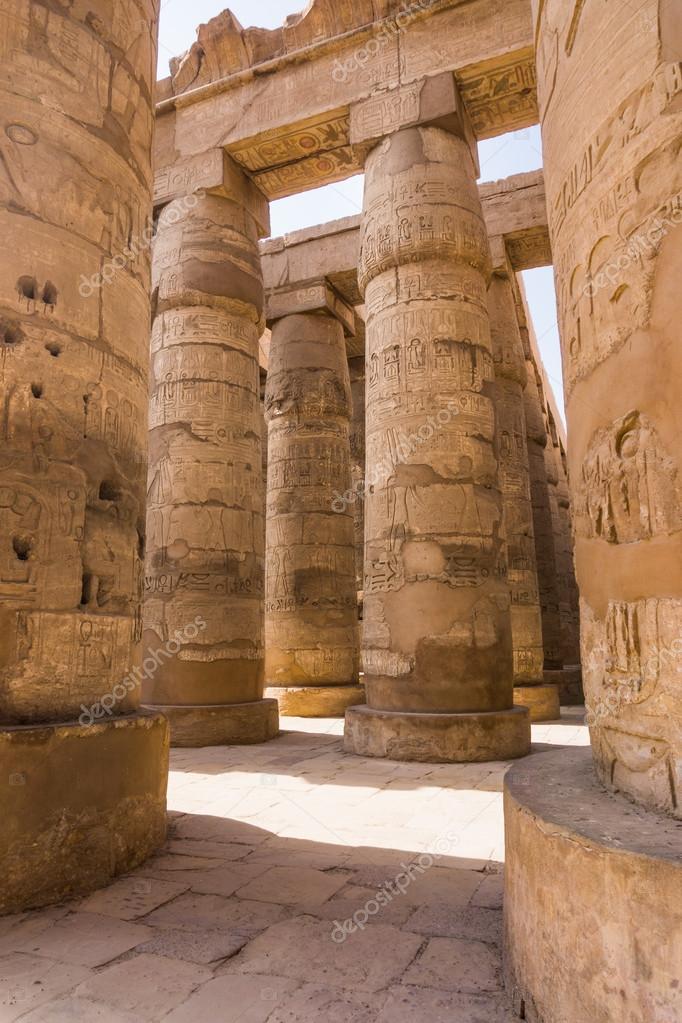 Sandstone columns in Egypt. Stock Photo by ©ewastudio 103521020